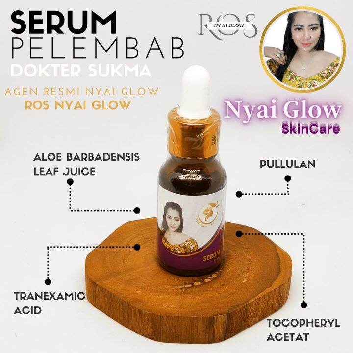 Serum Pelembap Wajah Nyai Glow SkinCare / Botol Ungu / Botol Kuning ...