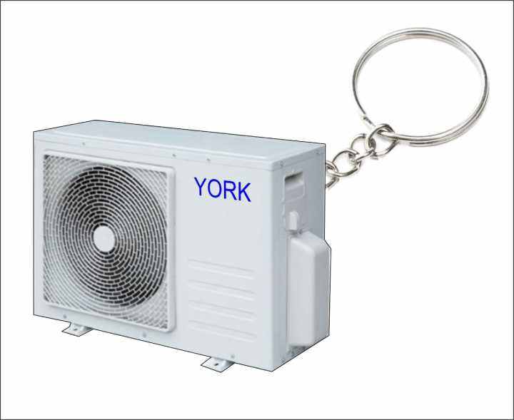 York Aircond Keychain 2d daikin acson mitsubishi sharp gree midea | Lazada