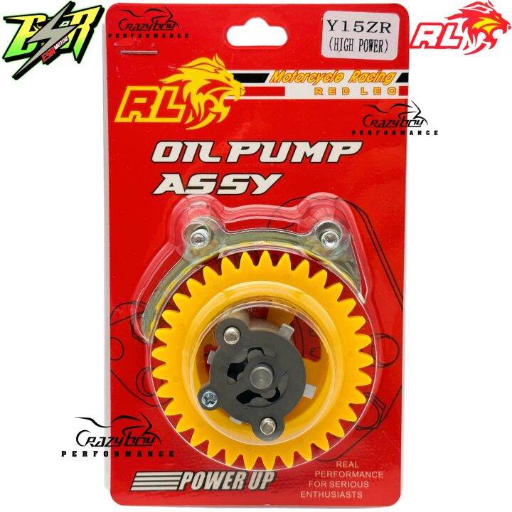 RED LEO 100% ORIGINAL OIL PUMP Y15ZR V1 V2 Y16ZR RACING TEBAL BODY PANJANG Y15 V1 V2 SAMA OIL ...