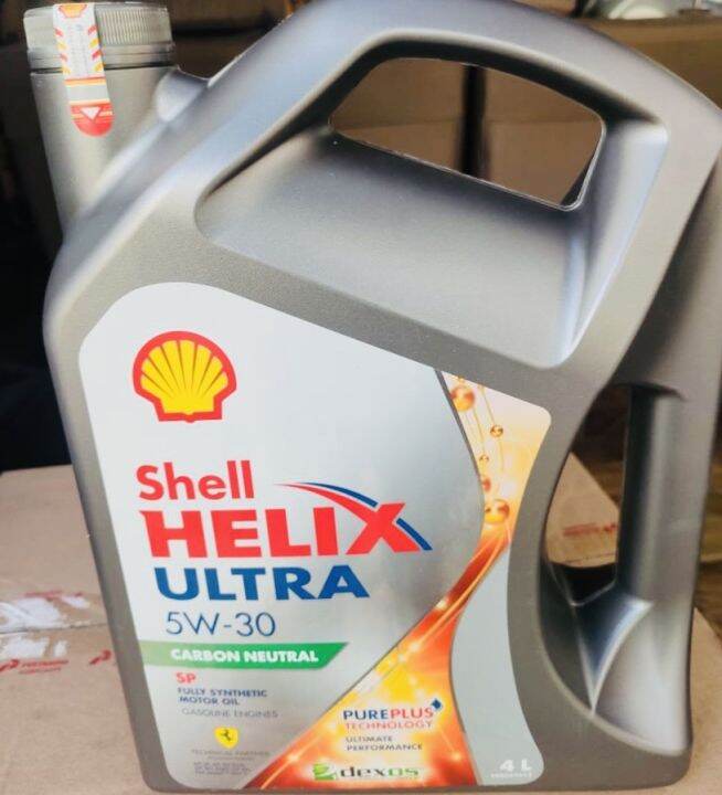 Oli mesin Shell Helix ULTRA 5W 30 4Liter | Lazada Indonesia