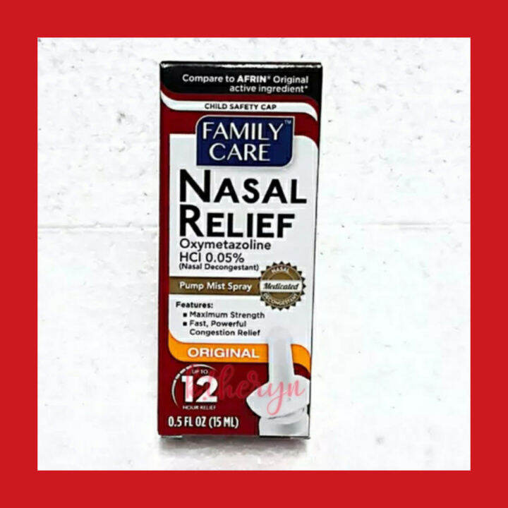 Family Care Original NASAL RELIEF (Nasal Decongestant), 15ml | Lazada PH