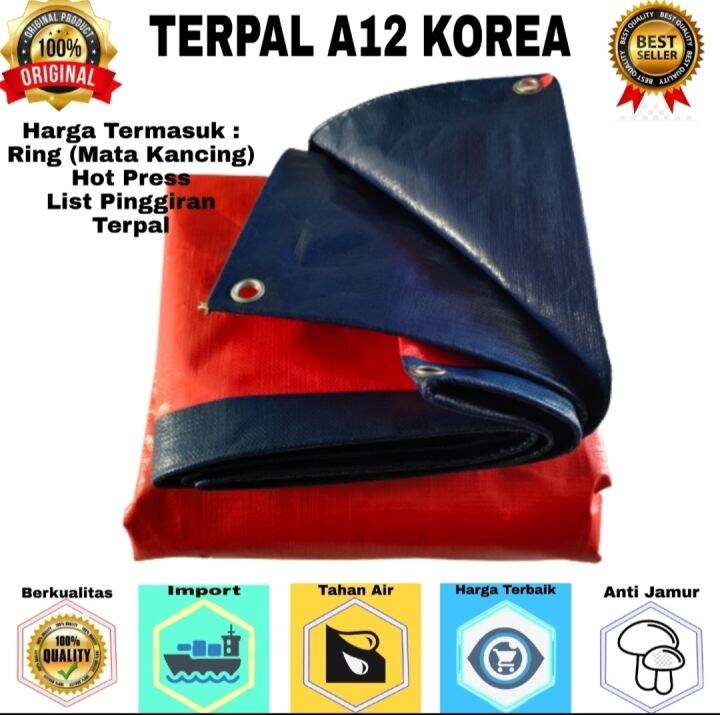 Terpal A12 Ukuran 6x12 Korea Import Super Tebal | Lazada Indonesia