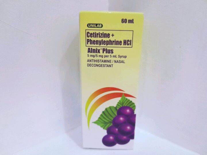 Alnix Plus Syrup 5mg 60 ml | Lazada PH