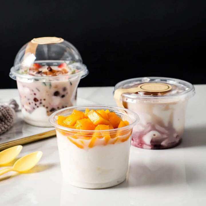 50pcs Dessert Cup / Sundae Cup Pudding Cup 6oz/ 8oz | Lazada PH
