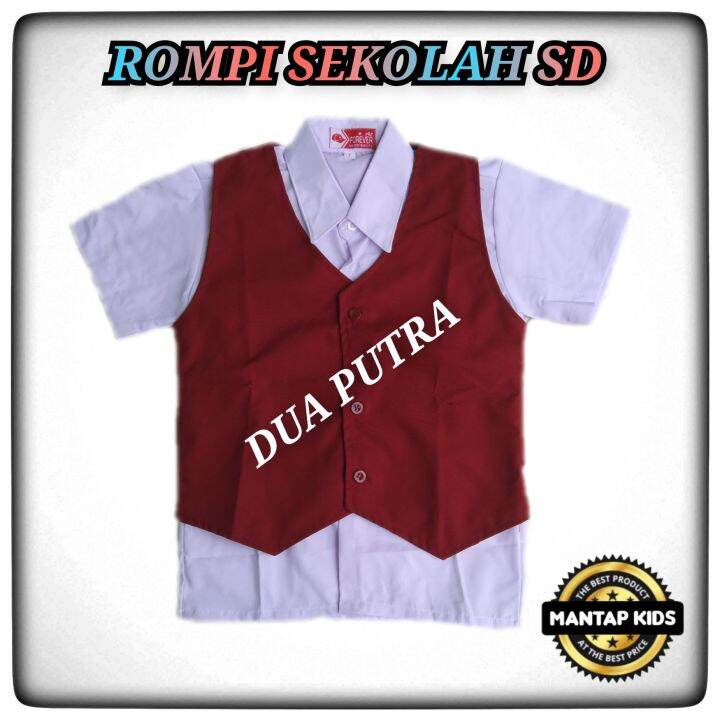 seragam sekolah sd baju rompi merah | Lazada Indonesia