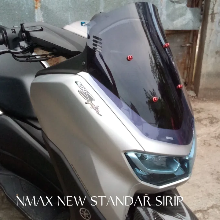 WINDSHIELD NMAX NEW STANDAR TIPE SIRIP 2022 TEBAL 4MILI/VISOR NMAX NEW ...