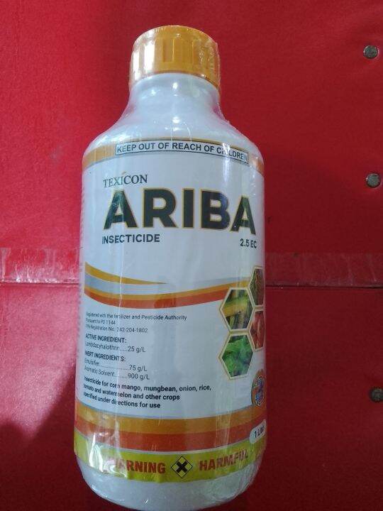 ARIBA 2.5 EC LAMBDA CYHALOTHRIN INSECTICIDE(1LITER)BY TEXICON | Lazada PH