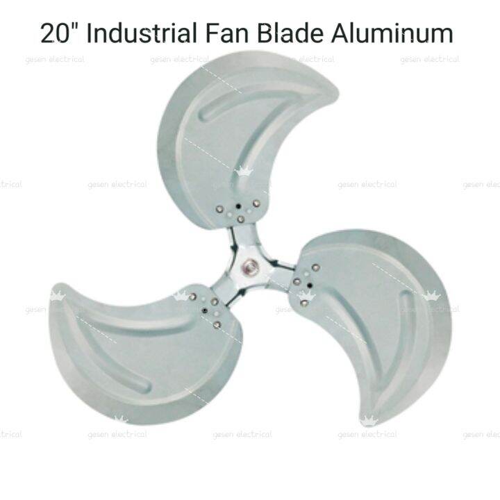 Fan blade 20" inch industrial aluminum fan blade with screw | Lazada