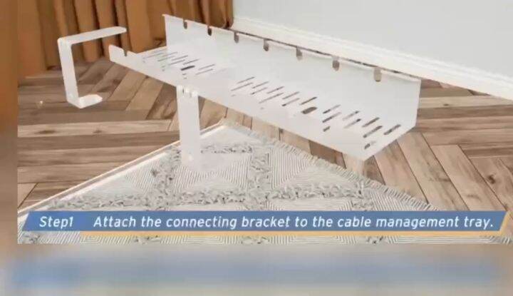 FlexiSpot WT2 Cable Management Tray with Cooling Design Fire Proof ...