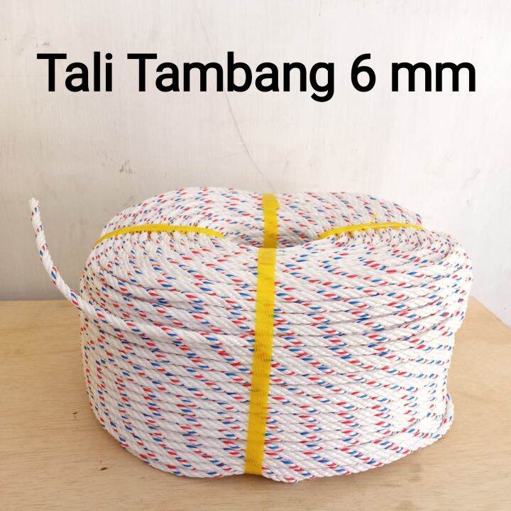 Tambang 6mili / Tali Tambang 6mm 1Rol ±220meter MURAH / Tambang Truk / Tambang Mobil Bak ...