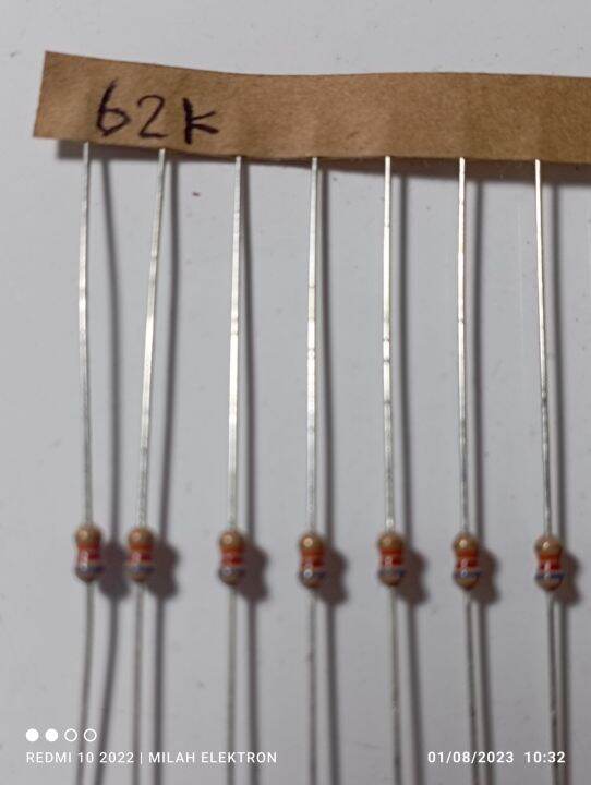 10pcs resistor 62k 1/8watt | Lazada Indonesia