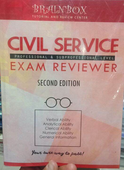 Brain box for CIVIL Service reviewer | Lazada PH
