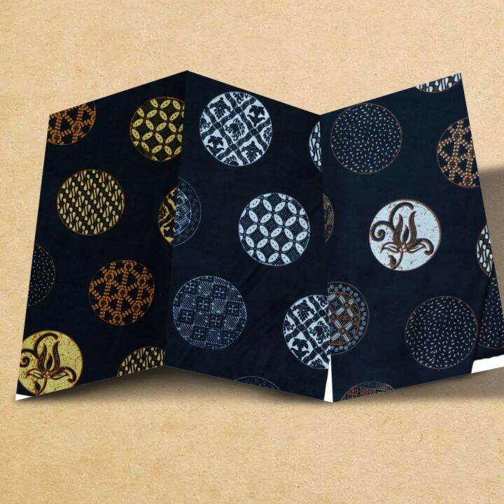 kain batik printing hitam motif batik bola batik bulat lingkaran bahan ...