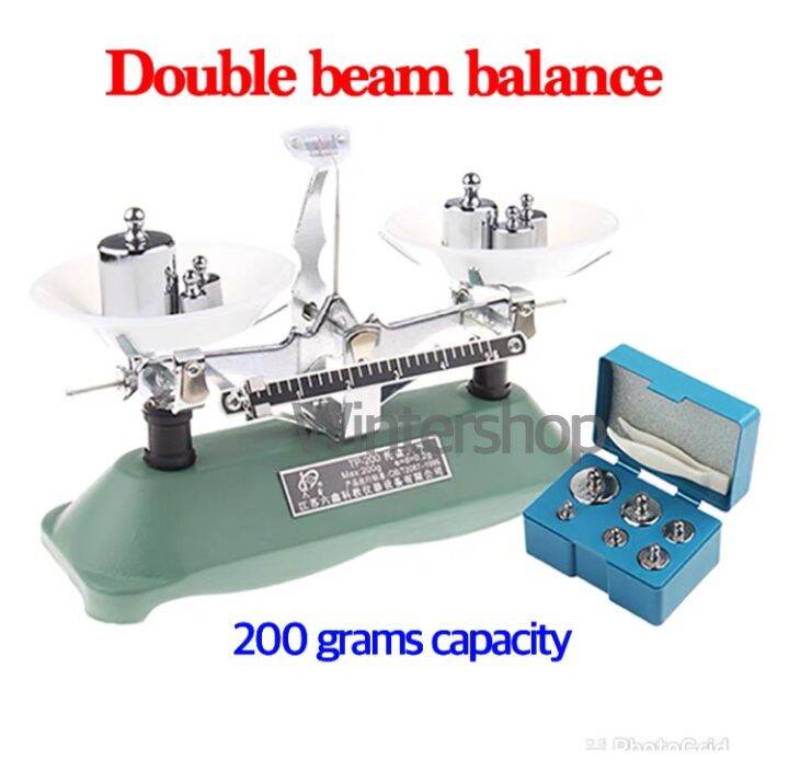 11111 200/ 500 grams capacity Double pan balance single beam balance ...