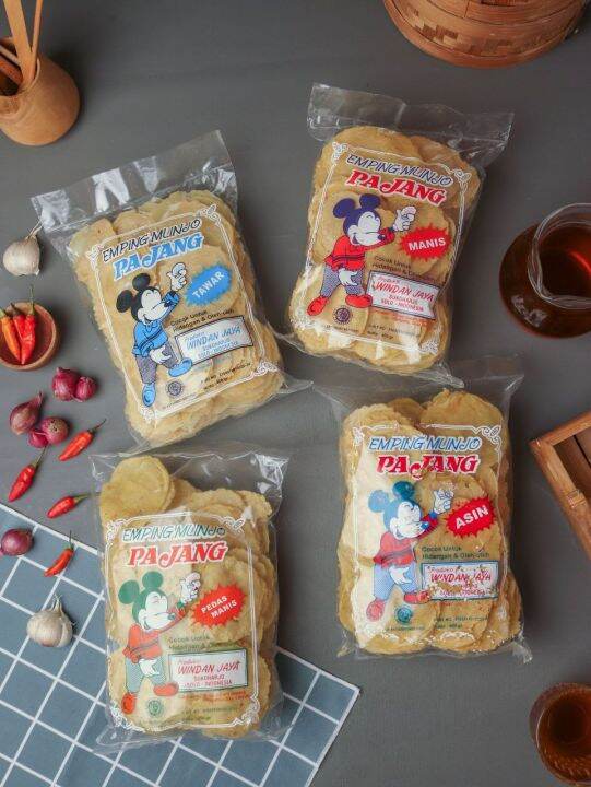 Emping mentah 400 gram super enak khas pajang solo surakarta rasa manis ...