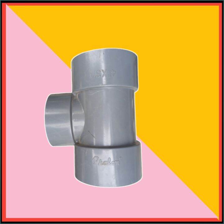 TEE 4"X3" FITTING PIPA PARALON PRALON PVC | Lazada Indonesia