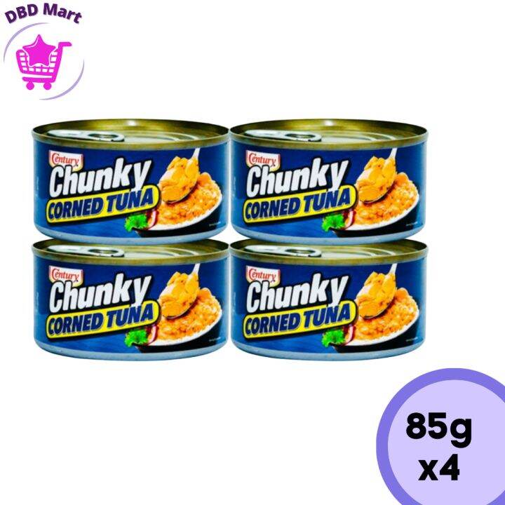 Century Chunky • Corned Tuna • 85g x4 | Lazada PH