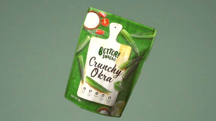 Better Snacks Crunchy Okra - Vacuum Cooked Okra Chips - Crunchy Okra ...