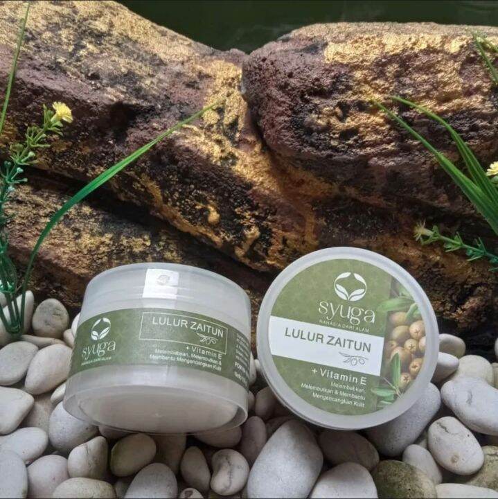 SYUGA Lulur Scrub Zaitun Olive With Vitamin E 100ml | Lazada Indonesia