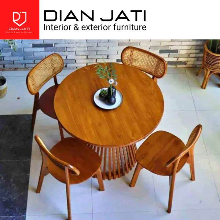 Meja makan minimalis cafe Meja makan minimalis 4 kursi Meja makan ...