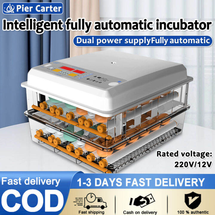 Intelligent fully automatic egg incubator 12/16/30/36/64/120 Egg ...