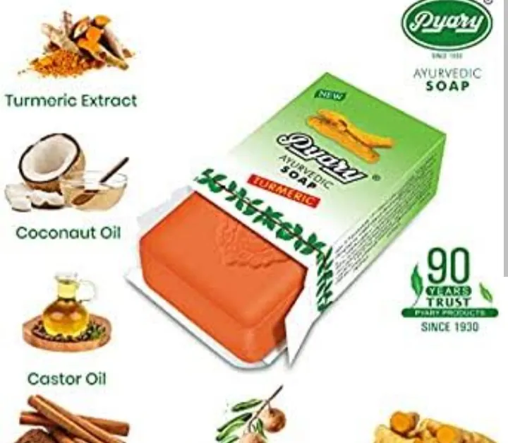 pyary ayurvedic turmeric soap / made in India | Lazada PH