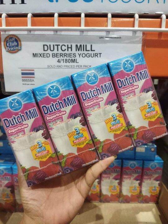 DUTCH MILL BERRIES YOGURT (4 pcs/180 mL) DELICIOUS AND HEALTHY DAIRY ...