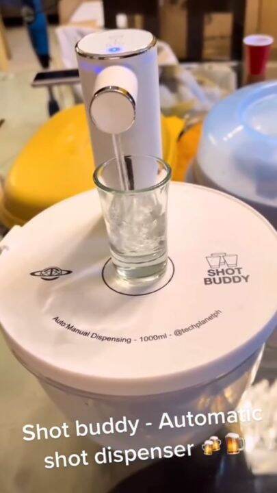 ELECTRIC TAGAYAN SHOT BUDDY AUTOMATIC SHOT DISPENSER AUTO REFILL WINE ...
