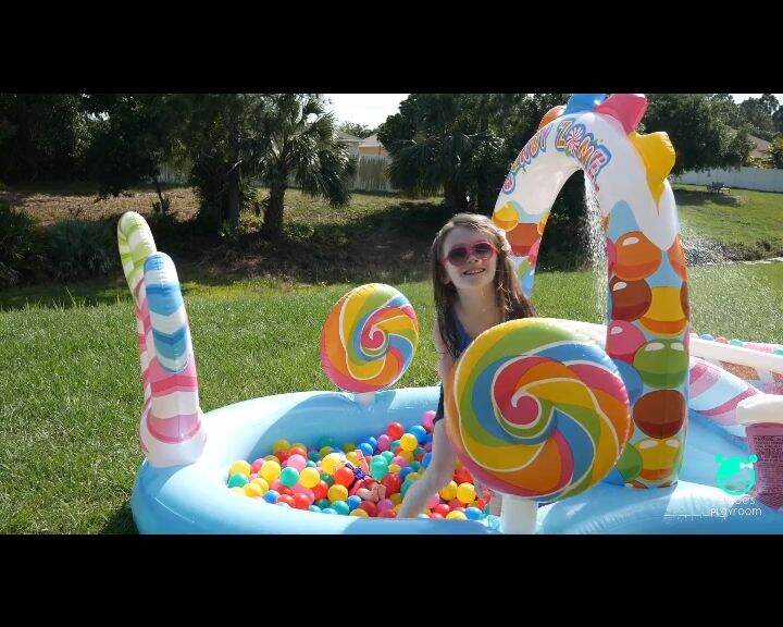 Prosun Intex Candy Zone Play Center Inflatable Swimming Pool Children ...