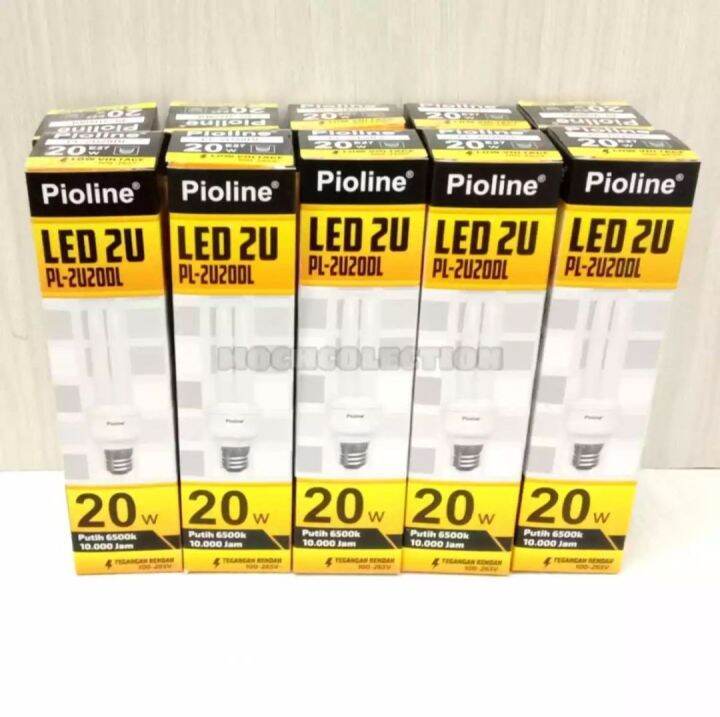 Lampu PLC Alpha Pioline PLC U20 Watt isi 10 Pcs/ Lampu LED PLC Murah ...