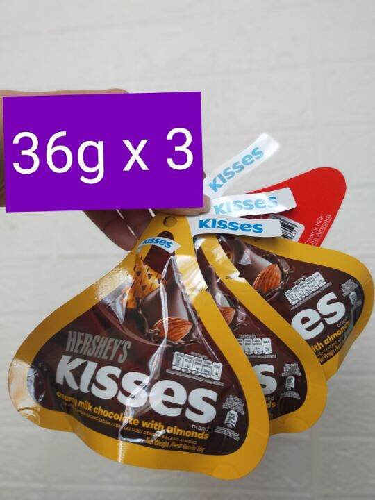 Hershey's Kisses with Almonds 36g x 3 | Lazada PH