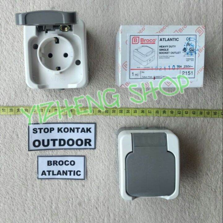 STOP KONTAK OUTDOOR BROCO ATLANTIC | Lazada Indonesia