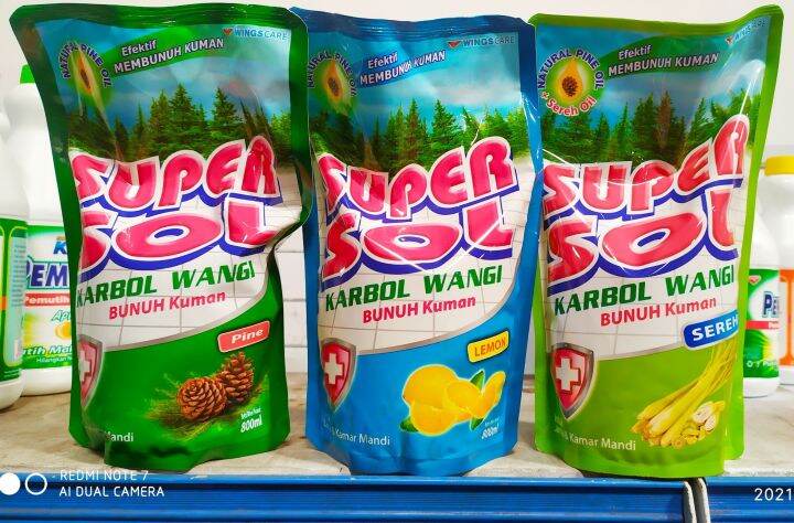 Supersol Karbol Refill 800ml | Lazada Indonesia