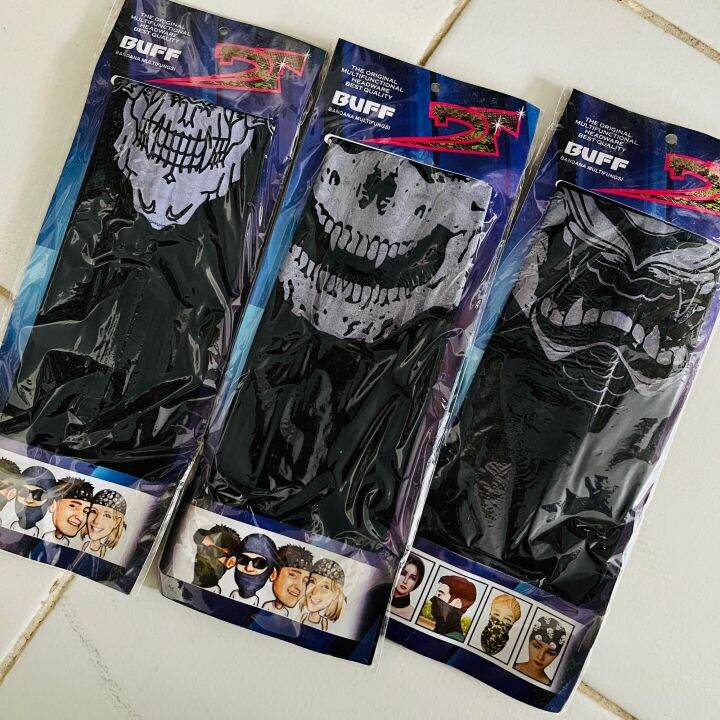 Masker Buff Motif Tengkorak Warna Hitam | Lazada Indonesia
