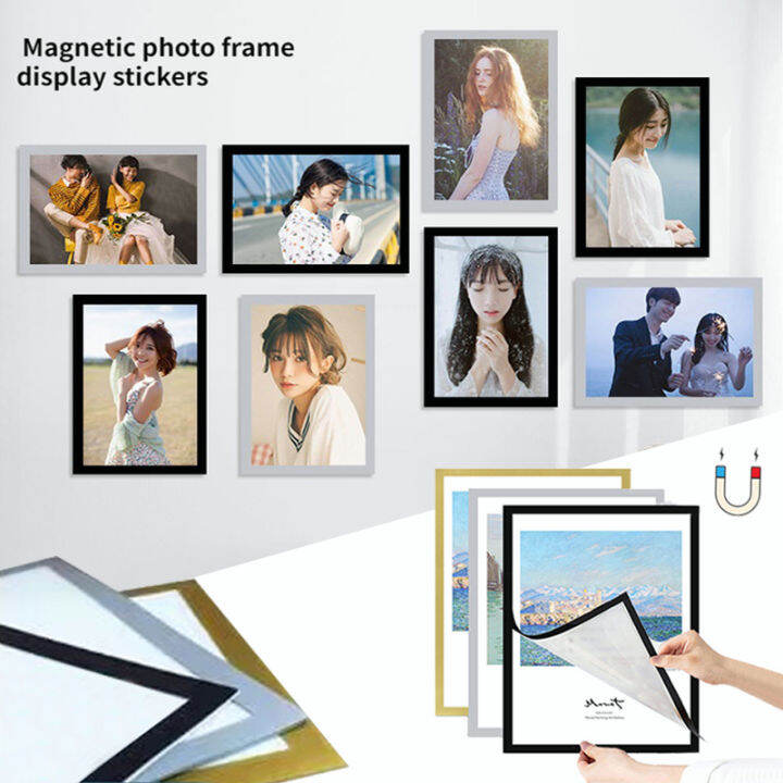 Magnetic Display Board Wall Stick Photo Frame A2 A3 A4 Magnetic ...