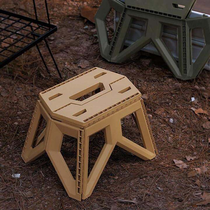 New Modern Storage Folding Stool Strong Portable Plastic Stool Eco ...