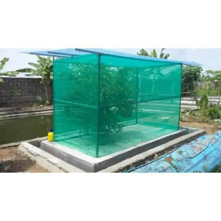 INSECT NET JARING ANTI SERANGGA waring kasa hijau 1roll 2meter x 50meter Jaring kandang magot ...