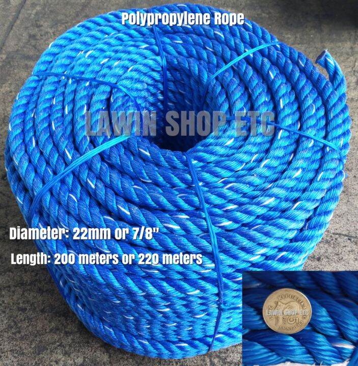 Skyline Blue/Black Rope 22mm (7/8) Length: 200meters or 220 meters ...