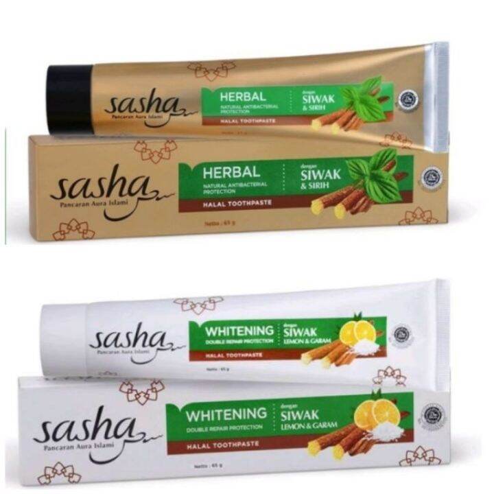Sasha siwak pasta gigi 65g | Lazada Indonesia
