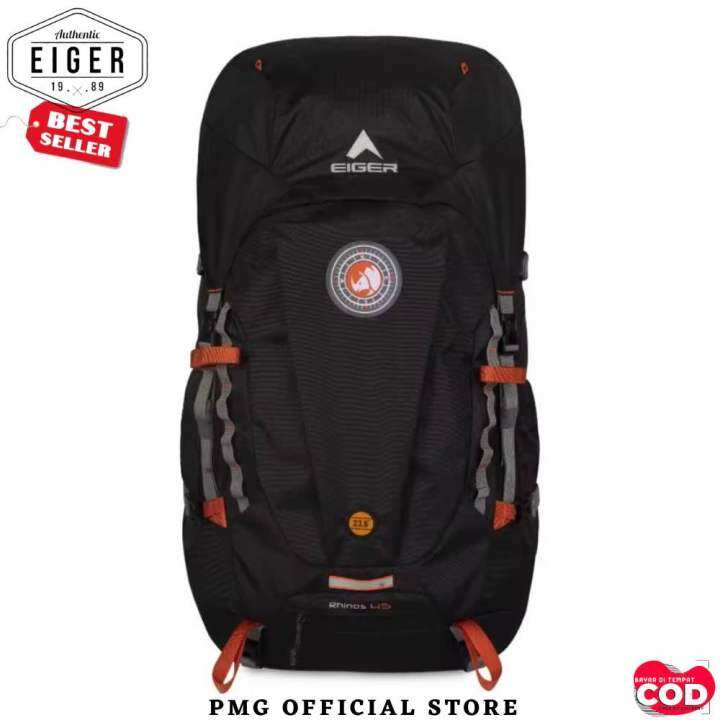 Tas Hiking EIGER RHINOS 45L RUCKSACK | Lazada Indonesia