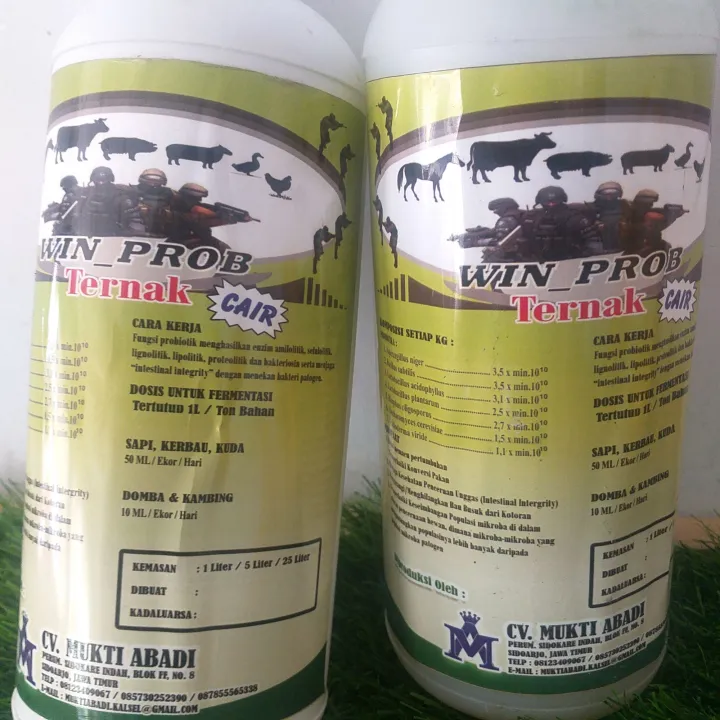 Win prob Cair 1 liter probiotik fermentasi untuk sapi, kambing , domba ...