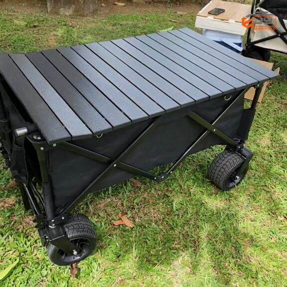 210L Wagon Trolley Camping Compact Folding Tank Wheel Folding Wagon ...