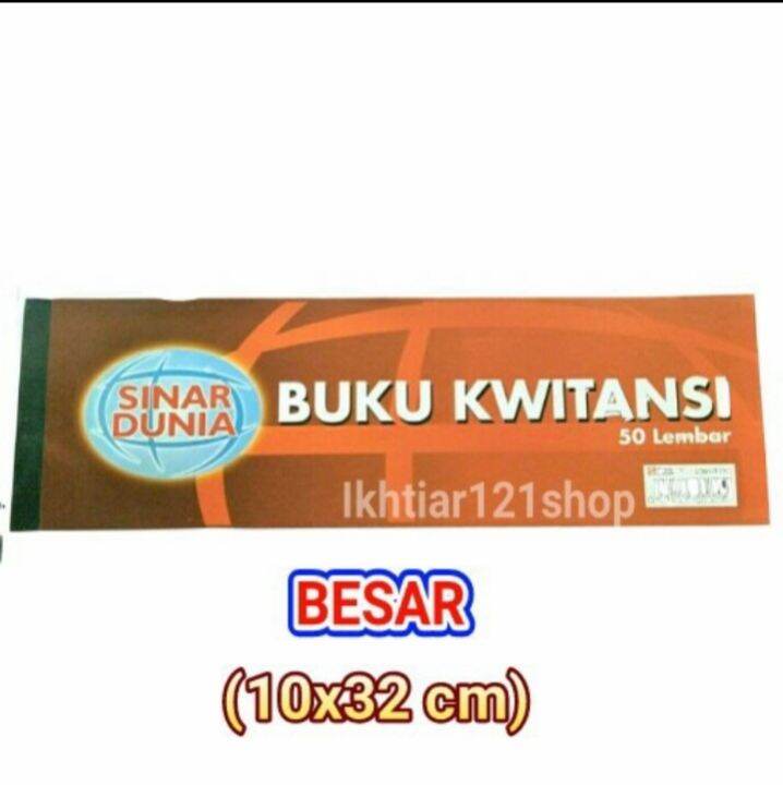 Buku Kwitansi/Kuitansi SIDU Besar isi 50 Lembar | Lazada Indonesia