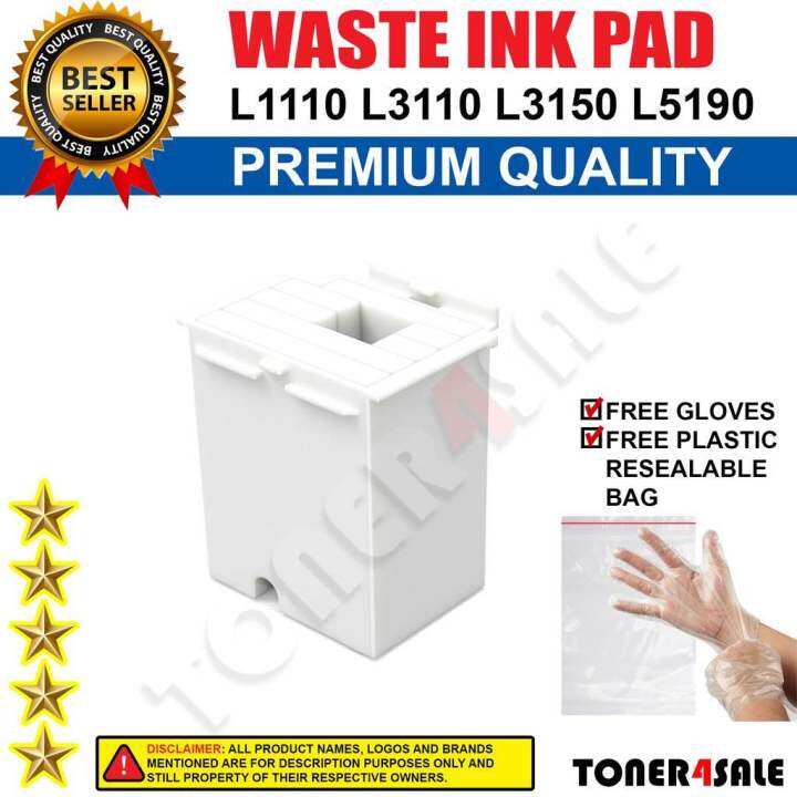 Waste Ink Tank Sponge Pad for Epson L1110 L1210 L3110 L3210 L3150 L3250 ...