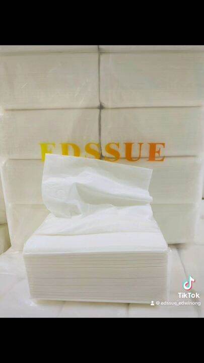 EDSSUE premium facial tissue 1packs(8pcs) 360 sheets 4ply 90 draws ...
