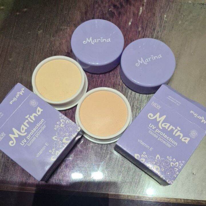 Marina UV protection loose powder | Lazada Indonesia