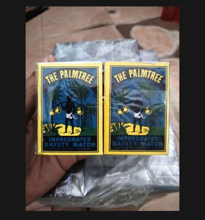 Korek api kayu 1 pak isi 10pcs/korek api the palmtree/korek api jadul ...
