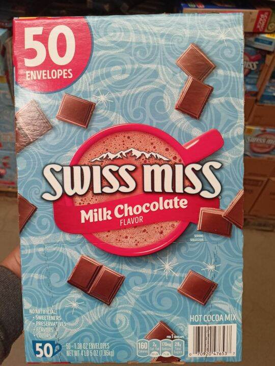 Swiss Miss Milk Chocolate Flavor 50pcs Envelops (1.95kg) | Lazada PH