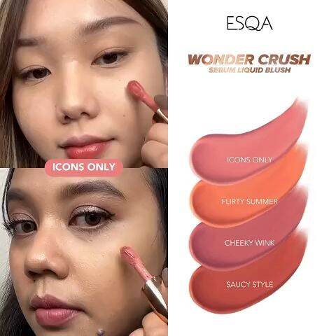 ESQA Wonder Crush Serum Liquid Blush | Lazada Indonesia