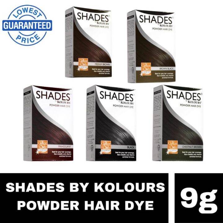 Shades Kolours Powder Hair Dye 9g | Lazada PH